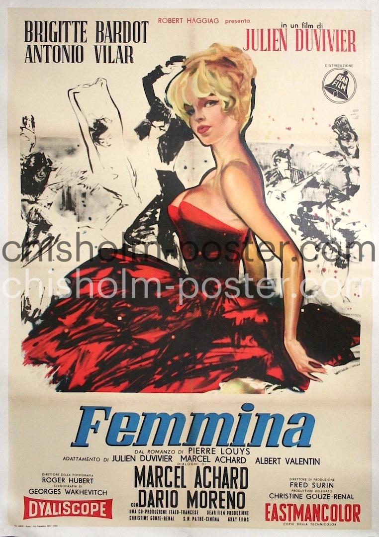 Femmina (1) | Original Vintage Poster | Chisholm Larsson Gallery