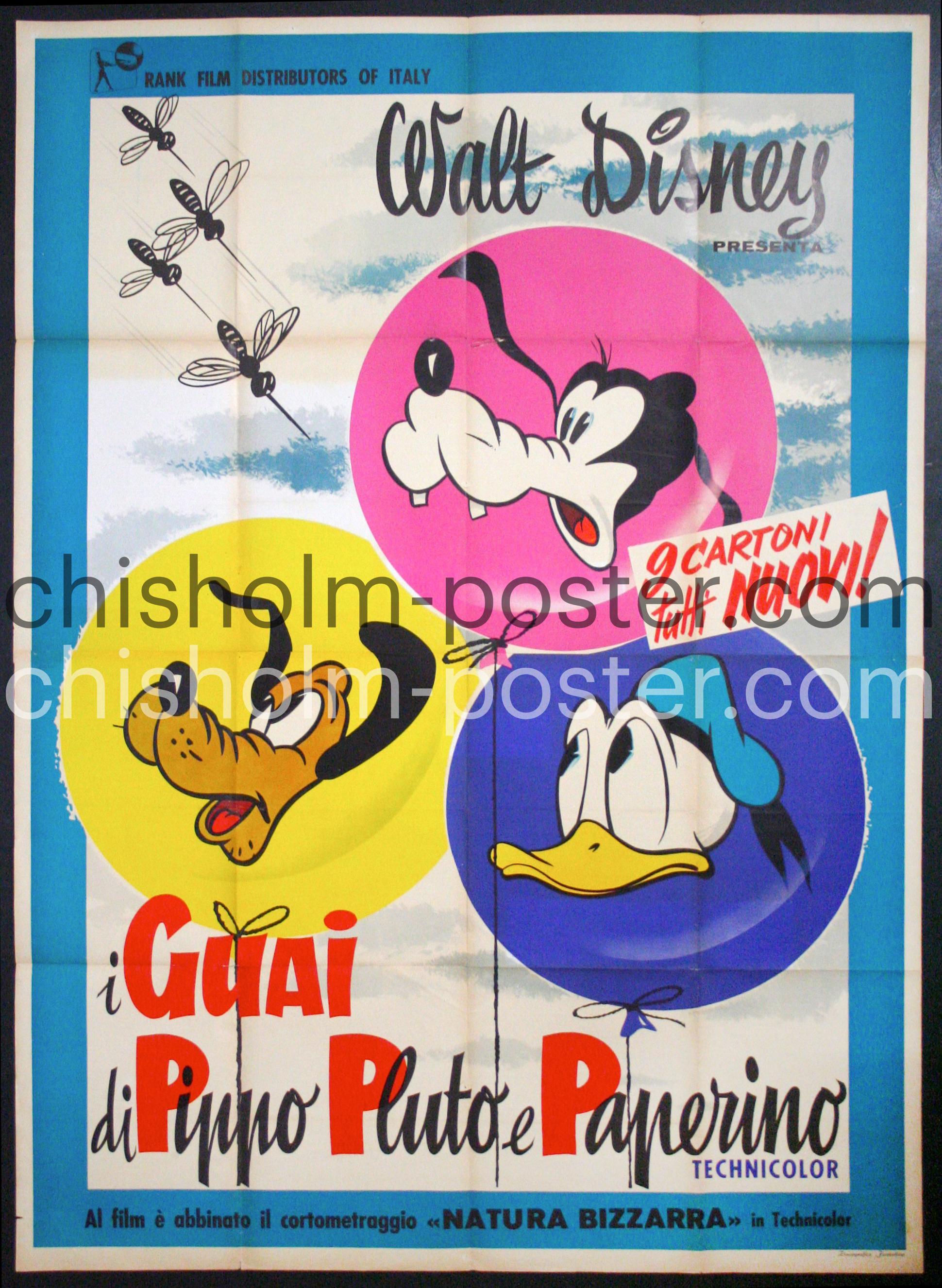 i Guai di Pippo Pluto e Paperino | Original Vintage Poster | Chisholm Larsson Gallery