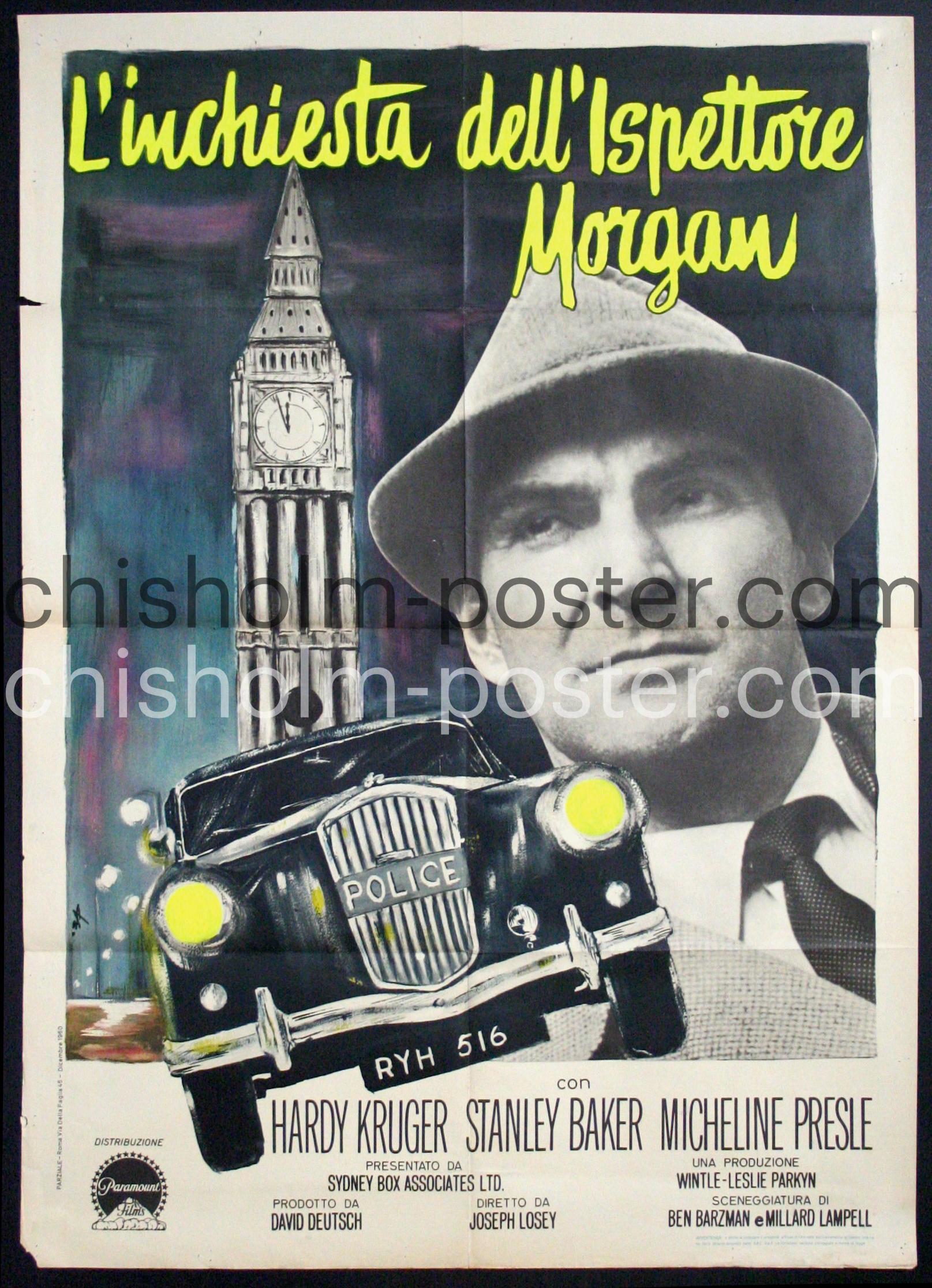 L'Inchiesta dell' Ispettore Morgan | Original Vintage Poster | Chisholm ...