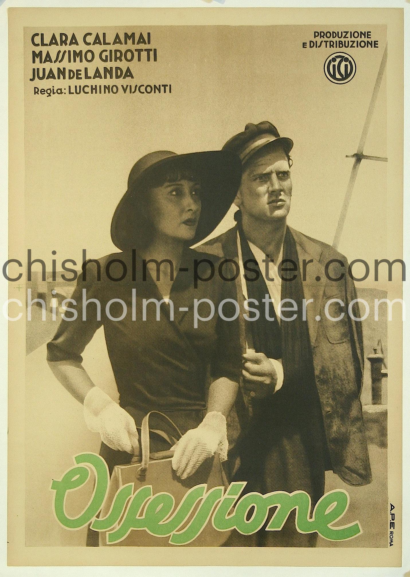 Ossessione (fotobusta) | Original Vintage Poster | Chisholm Larsson Gallery