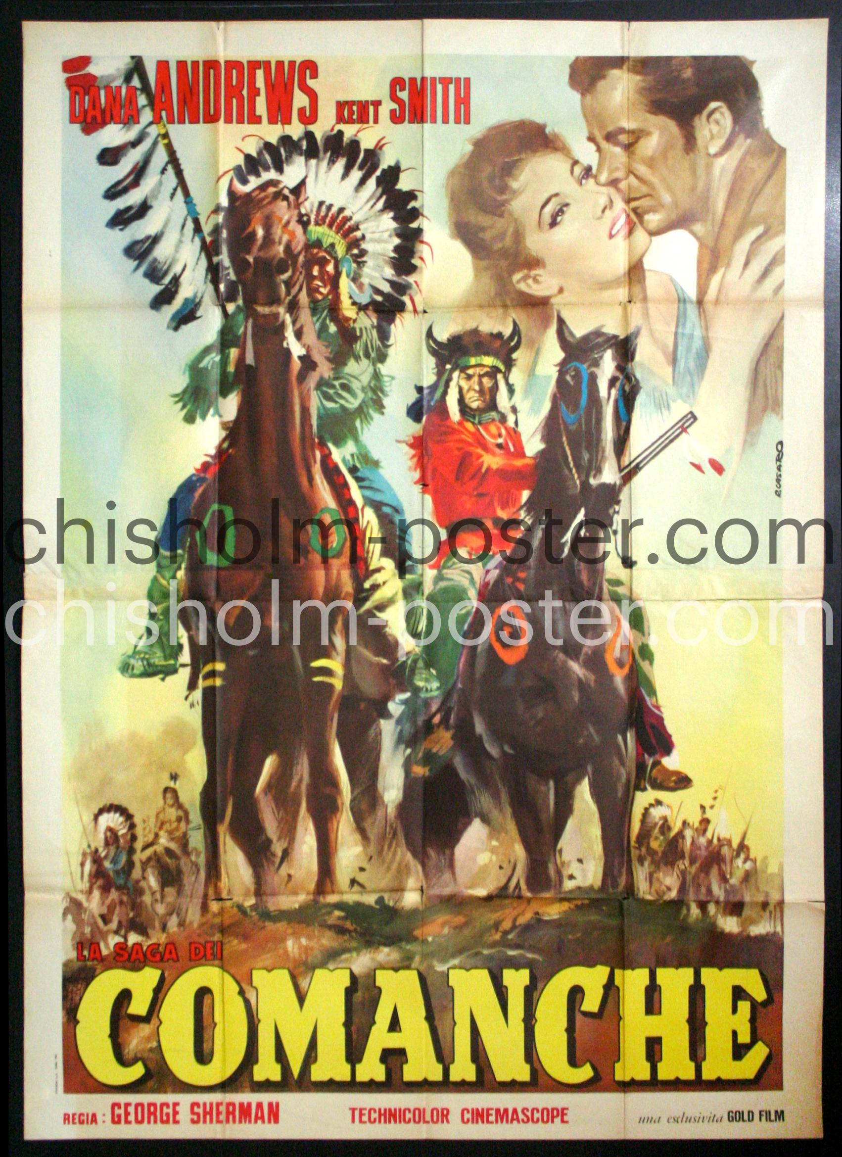 La Saga dei Comanche | Original Vintage Poster | Chisholm Larsson Gallery