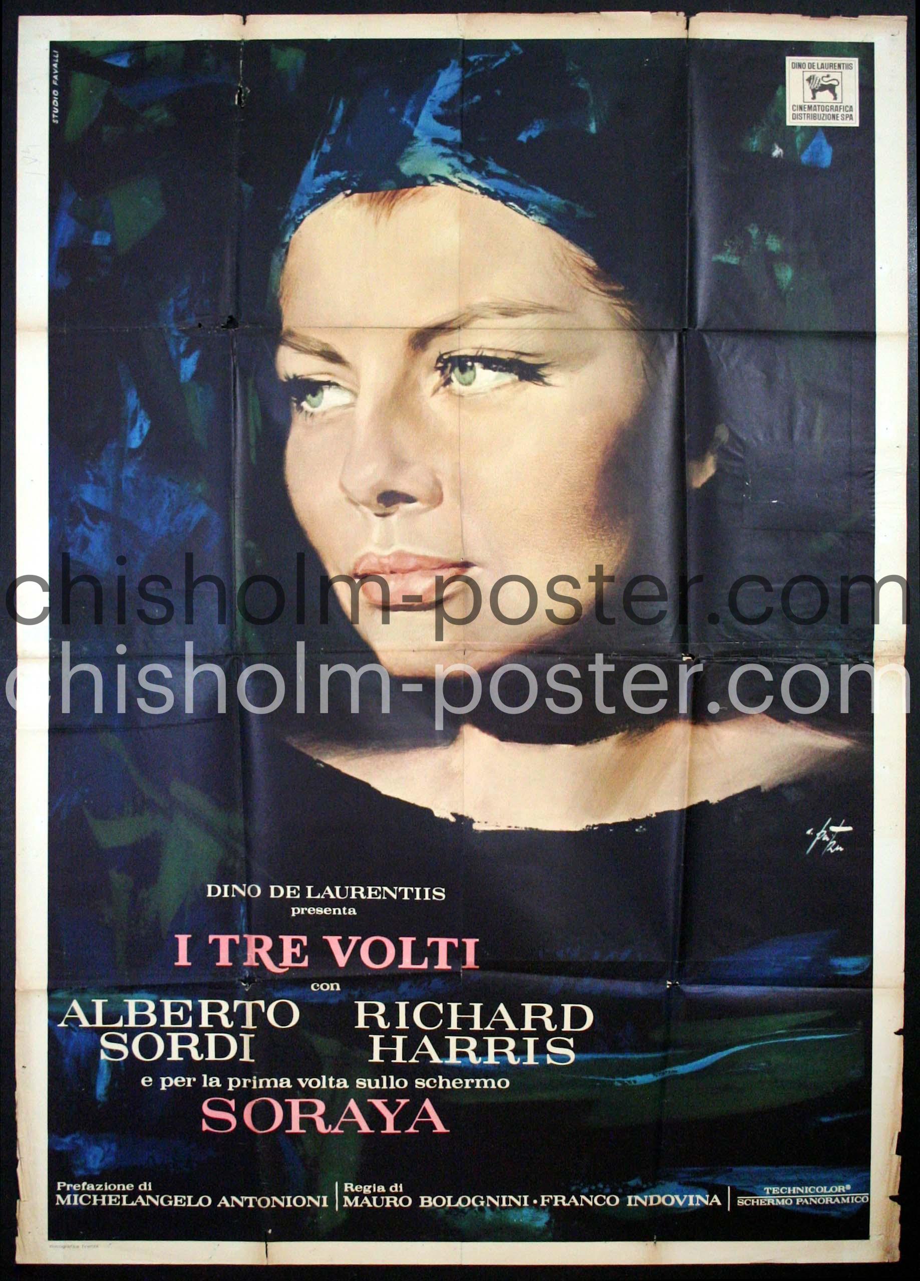 i Tre Volti (2) | Original Vintage Poster | Chisholm Larsson Gallery