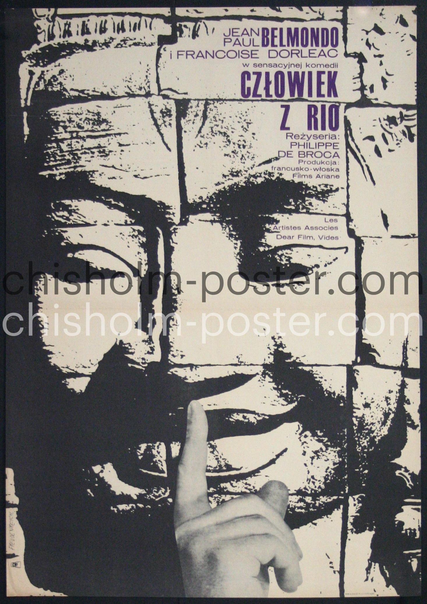Czlowiek z Rio (L'homme de Rio) | Original Vintage Poster | Chisholm ...