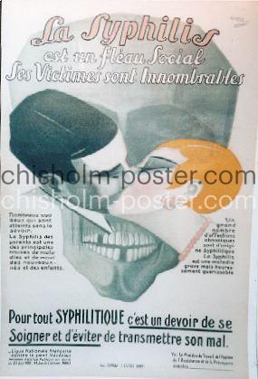 Syphilis, La | Original Vintage Poster | Chisholm Larsson Gallery