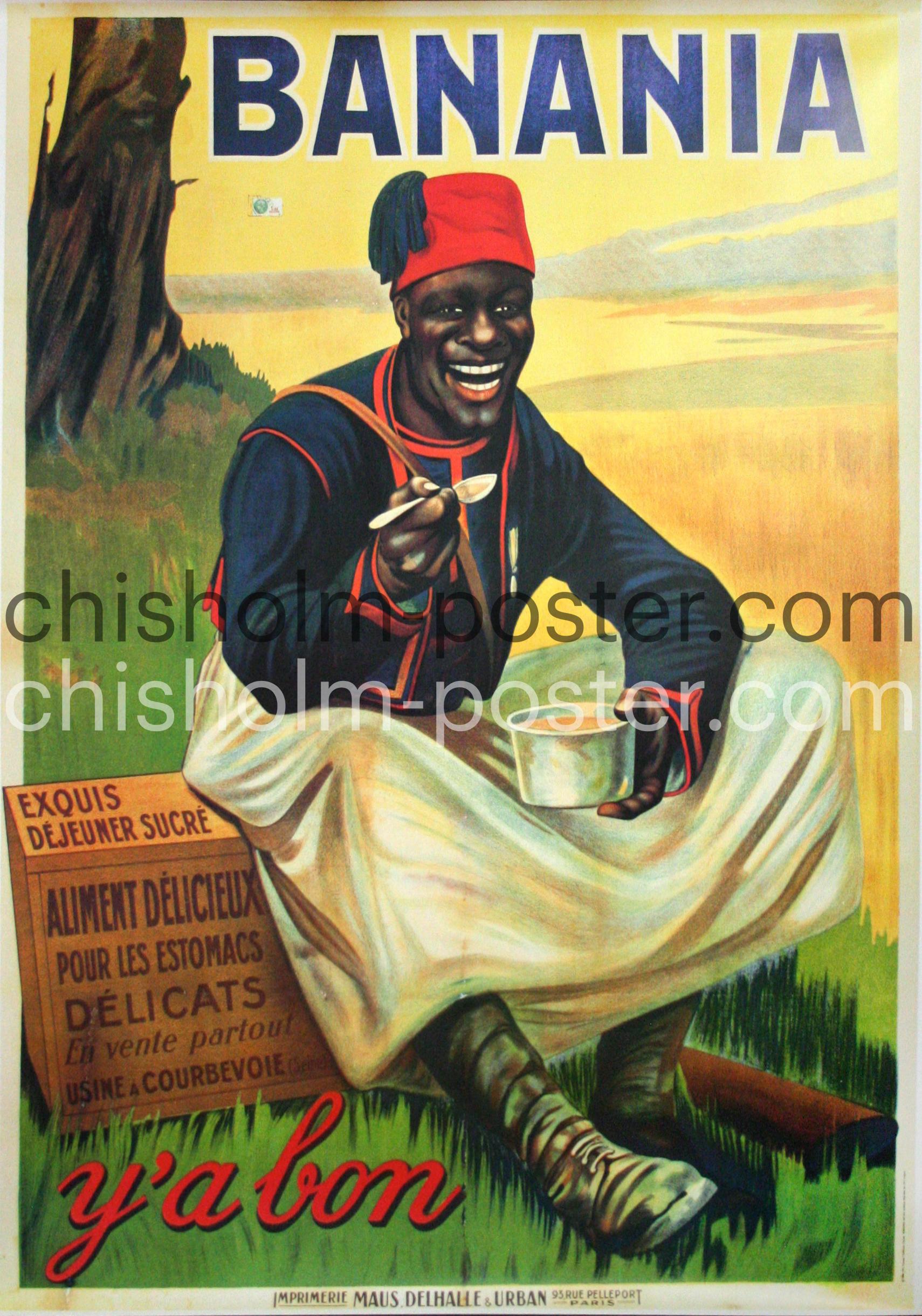 Banania (Reproduction) | Original Vintage Poster | Chisholm Larsson Gallery