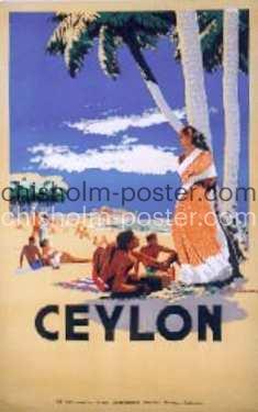 Ceylon (1) | Original Vintage Poster | Chisholm Larsson Gallery