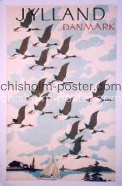 Jylland, Danmark | Original Vintage Poster | Chisholm Larsson Gallery