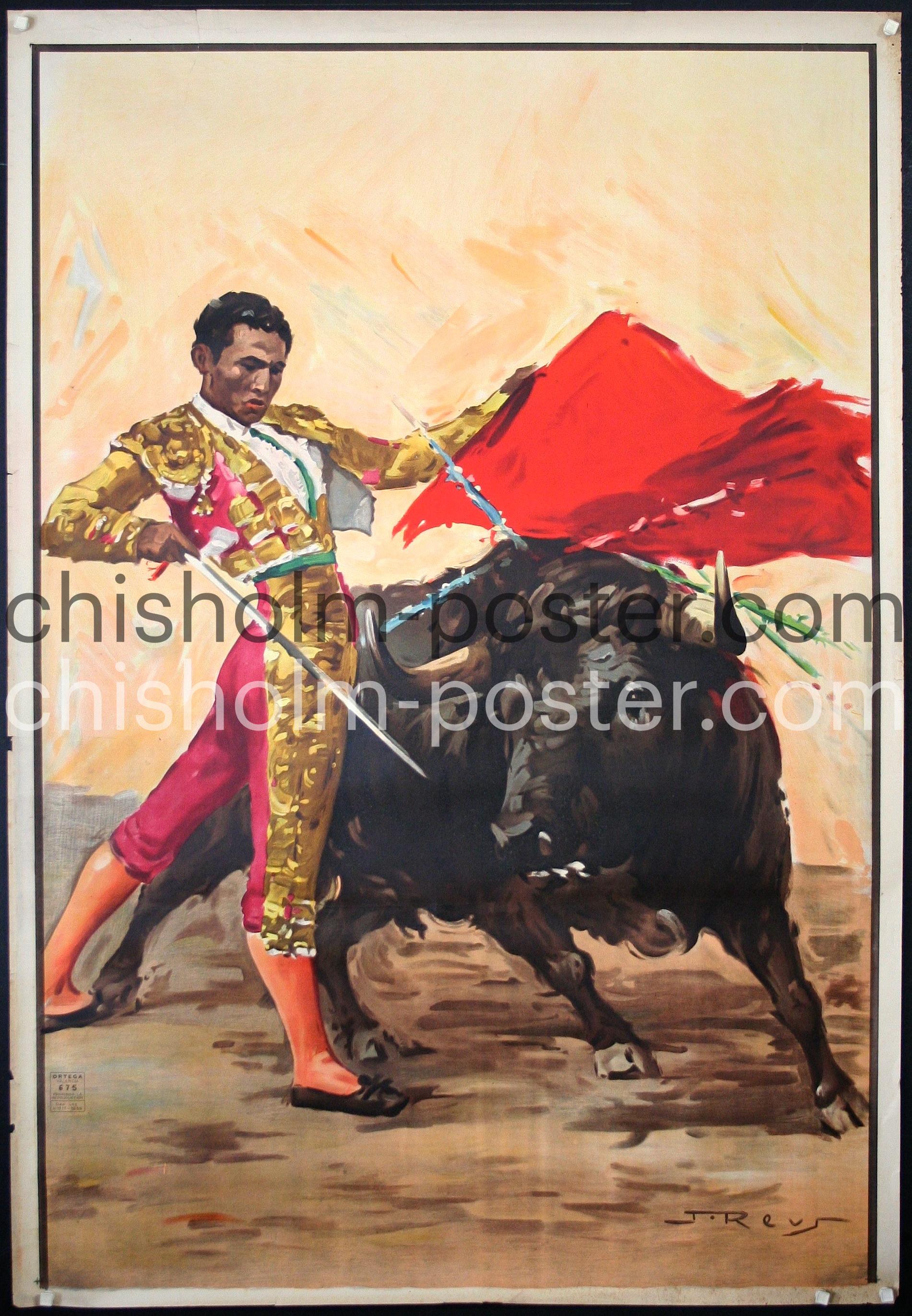 Bullfight (3) | Original Vintage Poster | Chisholm Larsson Gallery