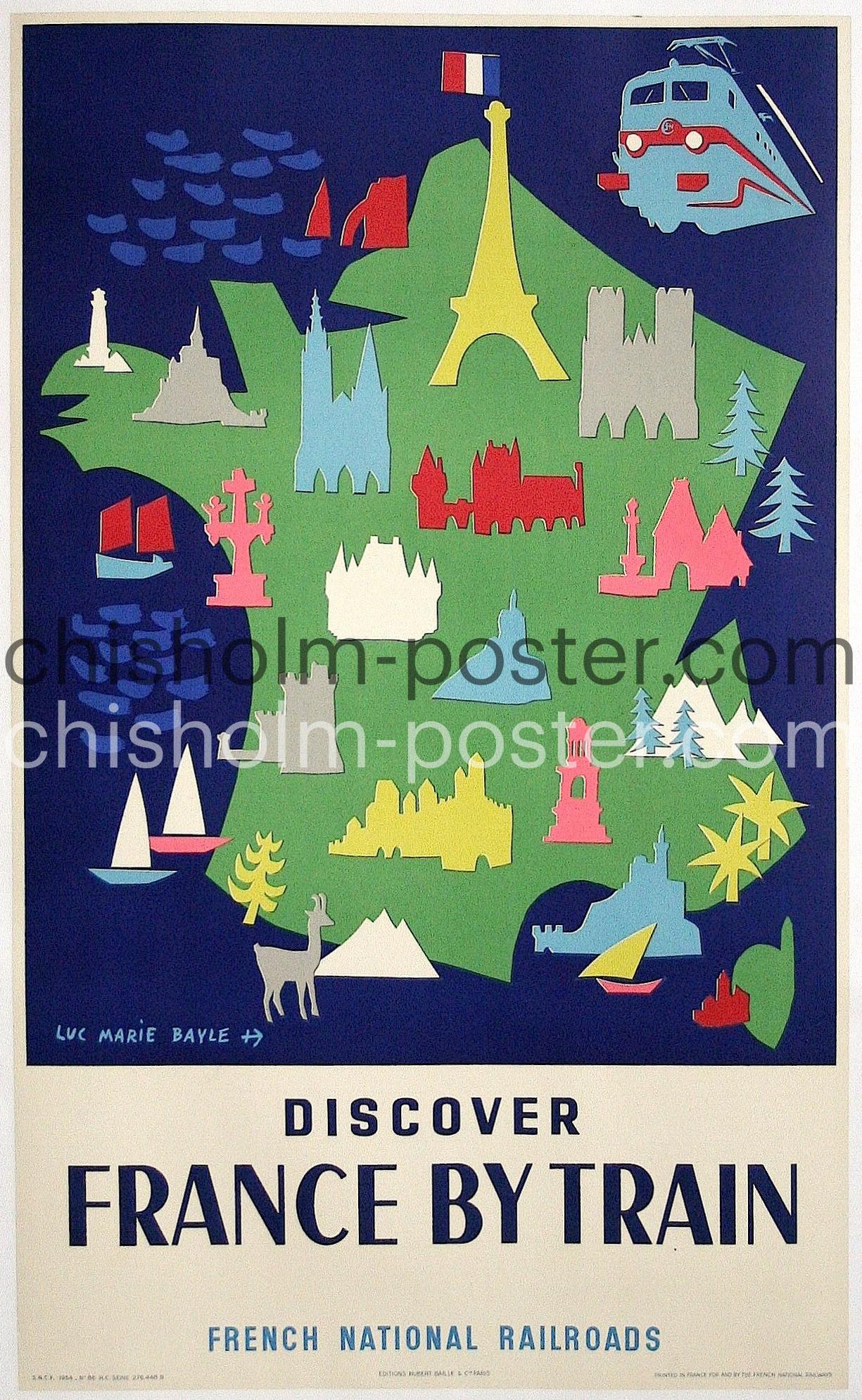 Discover France by Train (2) French National Railroads | Original ...