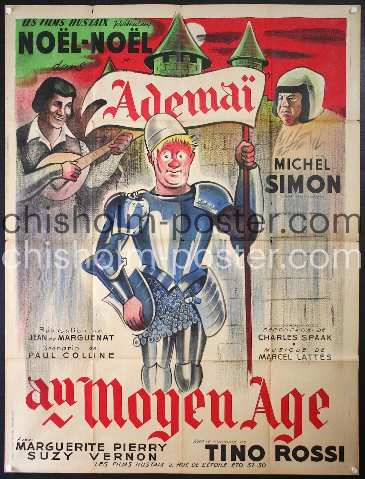 Ademai au Moyen Age | Original Vintage Poster | Chisholm Larsson Gallery