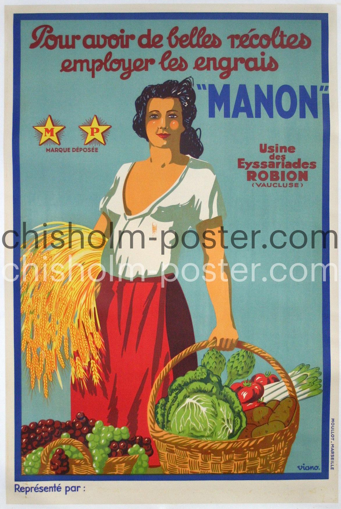 Manon | Original Vintage Poster | Chisholm Larsson Gallery