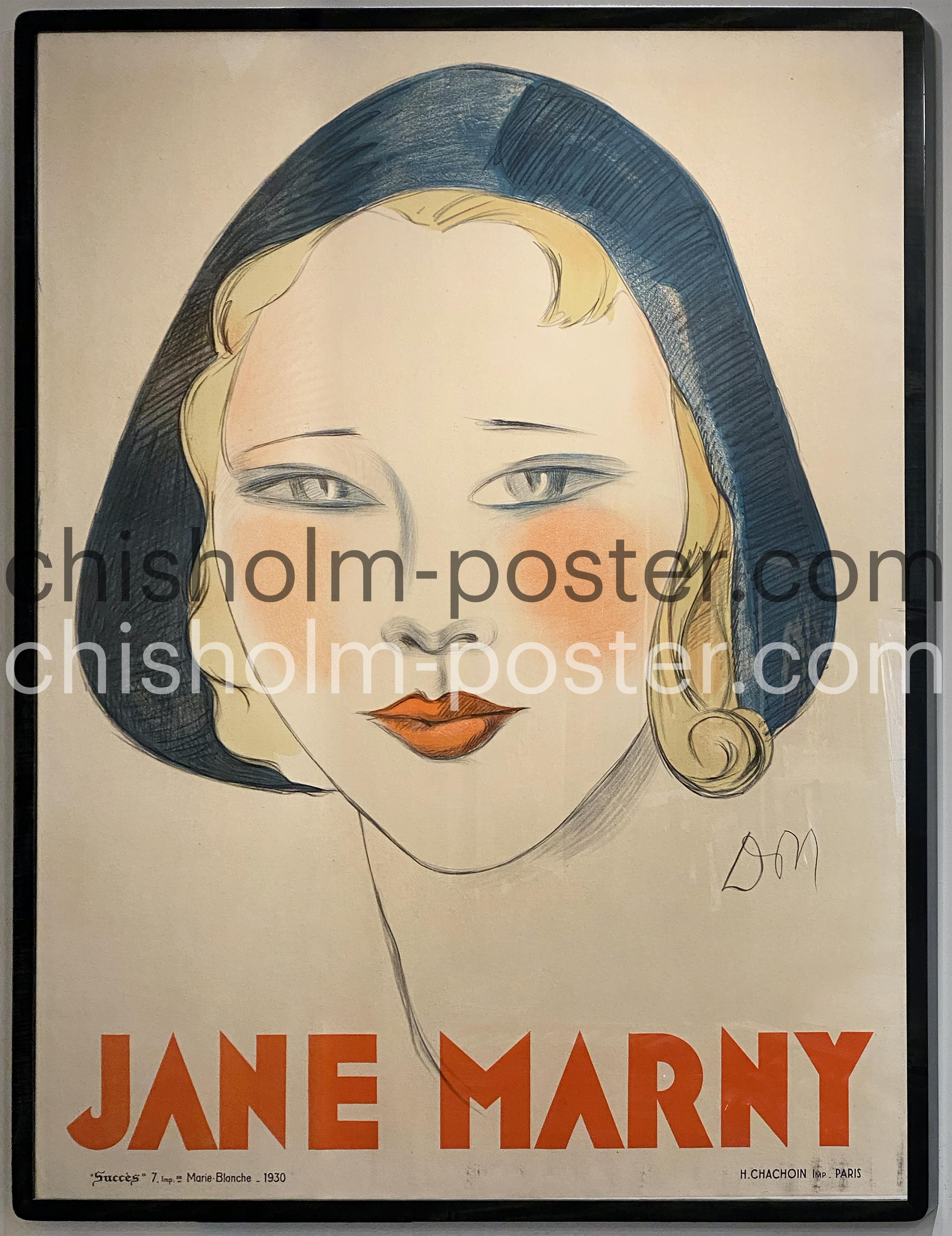 Jane Marny | Original Vintage Poster | Chisholm Larsson Gallery