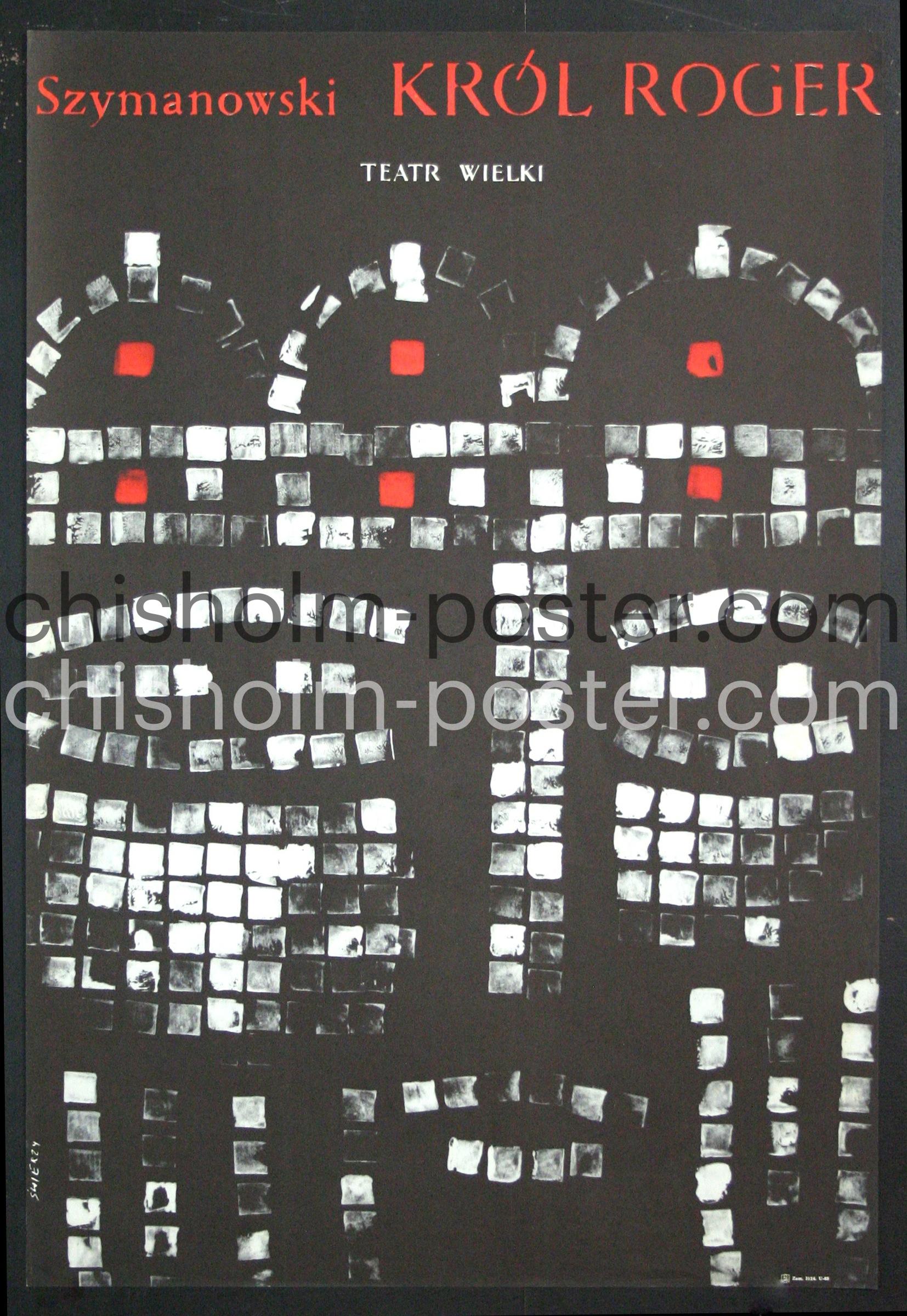 Krol Roger - Theatr Wielki | Original Vintage Poster | Chisholm Larsson ...