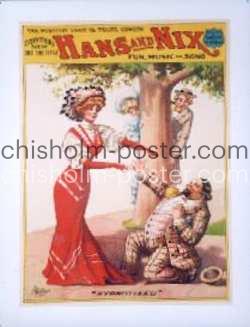 Hans and Nix (1) | Original Vintage Poster | Chisholm Larsson Gallery