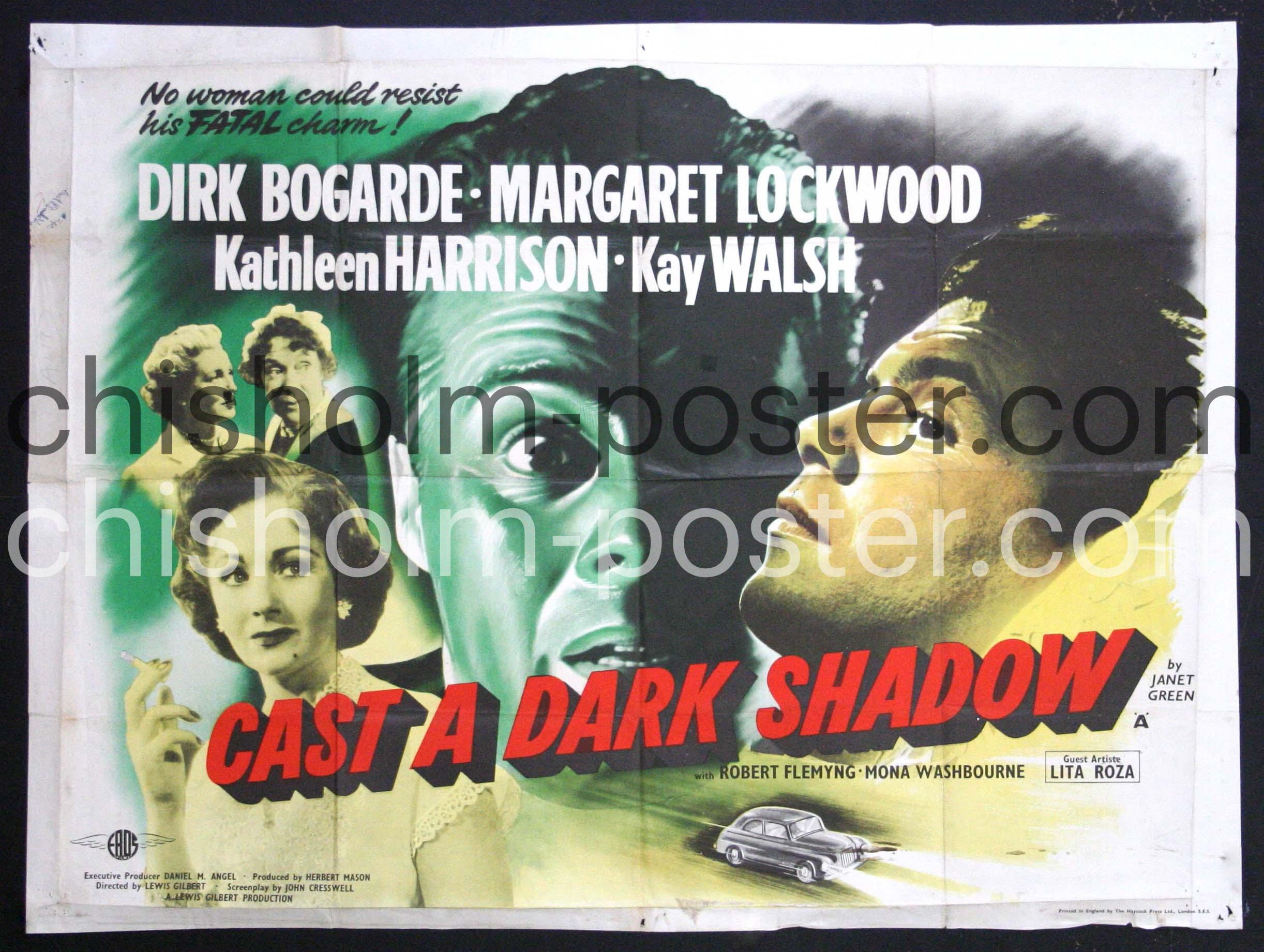 Cast a Dark Shadow | Original Vintage Poster | Chisholm Larsson Gallery