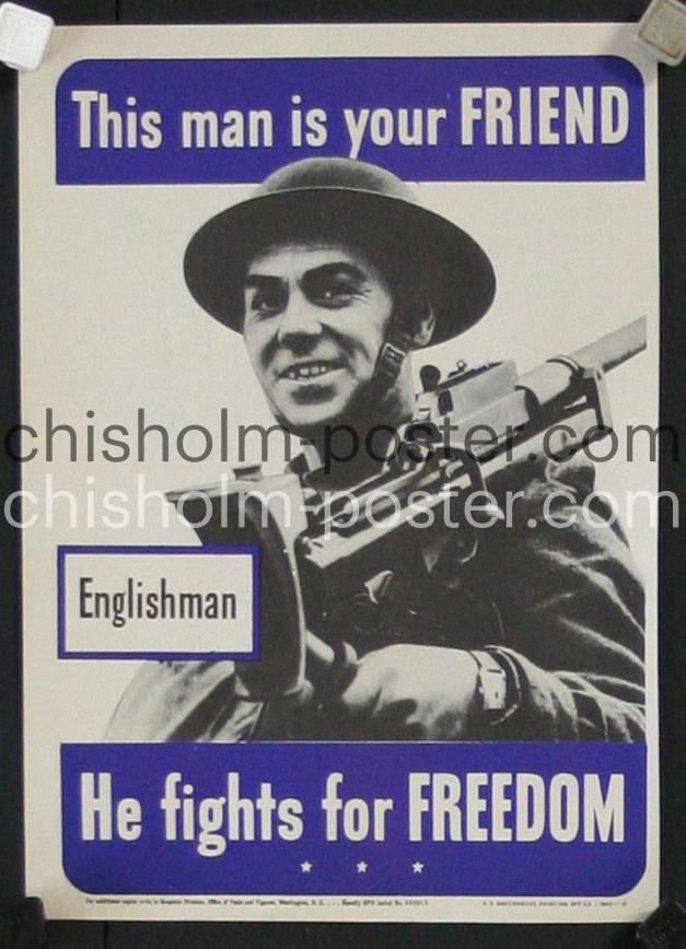 This Man is Your Friend, He Fights for Freedom (Englishman) | Original ...