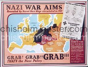 Nazi War Aims | Original Vintage Poster | Chisholm Larsson Gallery