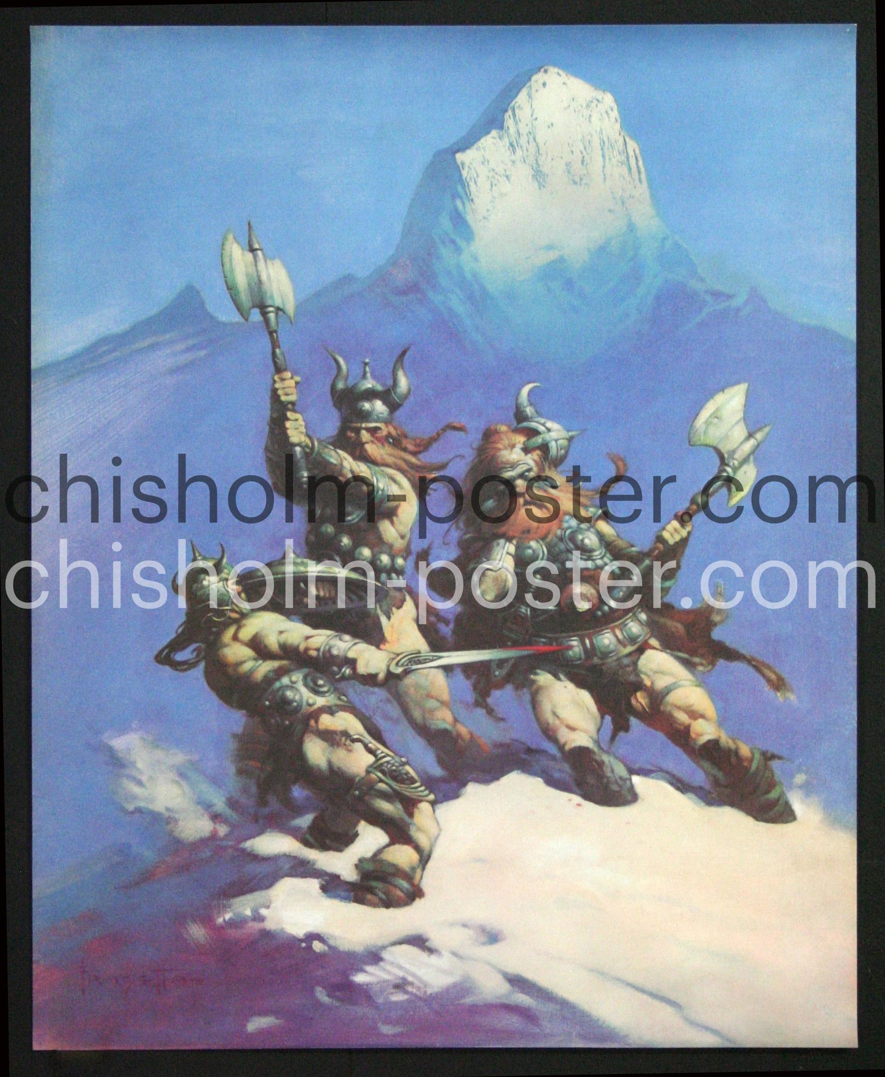 Frazetta (7) Conan of Cimmeria | Original Vintage Poster | Chisholm ...