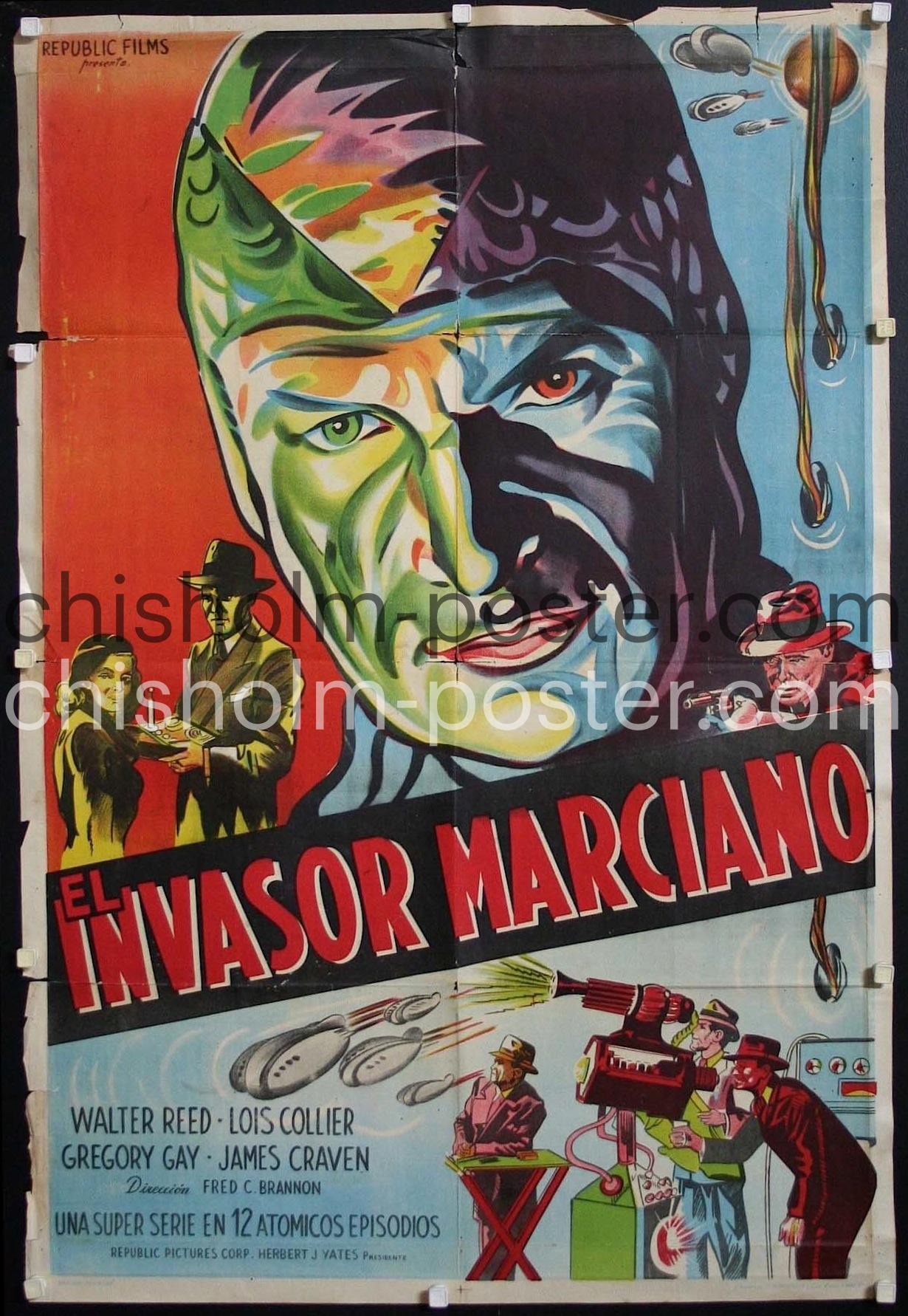 El Invasor Marciano | Original Vintage Poster | Chisholm Larsson Gallery