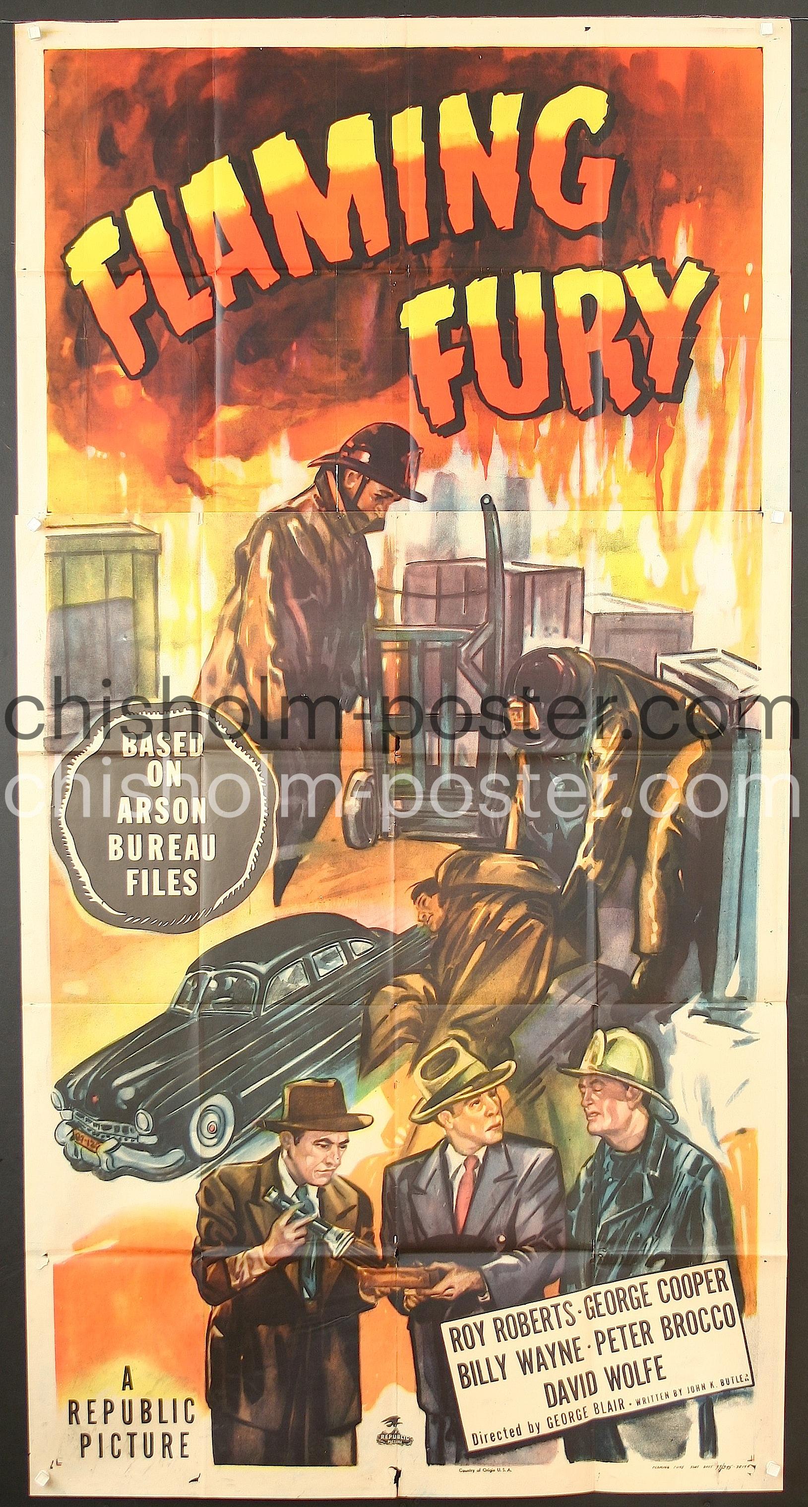 Flaming Fury | Original Vintage Poster | Chisholm Larsson Gallery