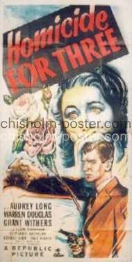 Homicide for Three | Original Vintage Poster | Chisholm Larsson Gallery