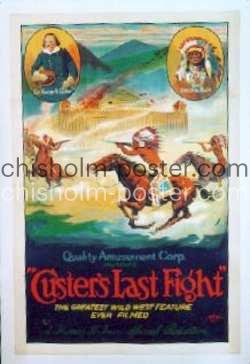 Custer's Last Fight | Original Vintage Poster | Chisholm Larsson Gallery