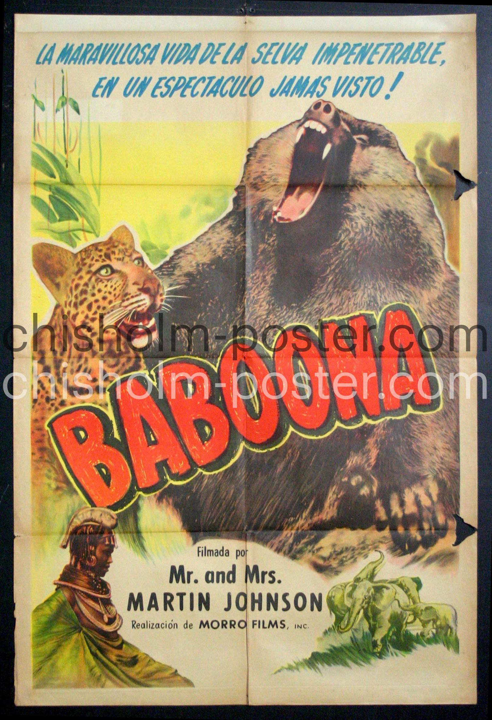 Baboona | Original Vintage Poster | Chisholm Larsson Gallery