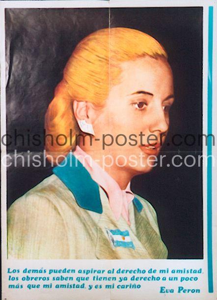 Eva Peron. | Original Vintage Poster | Chisholm Larsson Gallery
