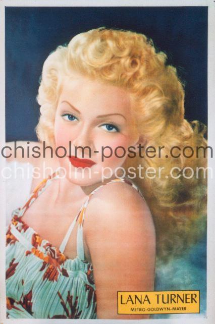 Lana Turner | Original Vintage Poster | Chisholm Larsson Gallery