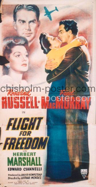 Flight for Freedom | Original Vintage Poster | Chisholm Larsson Gallery