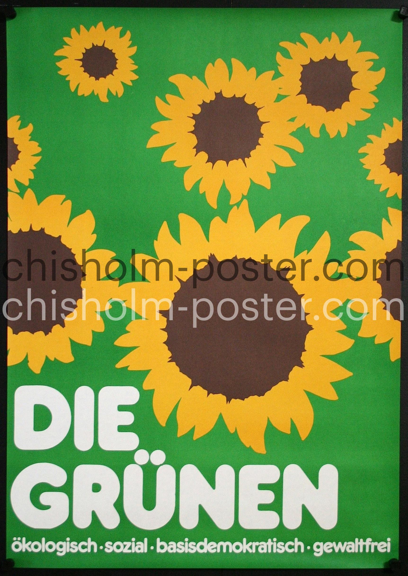 Die Grunen | Original Vintage Poster | Chisholm Larsson Gallery