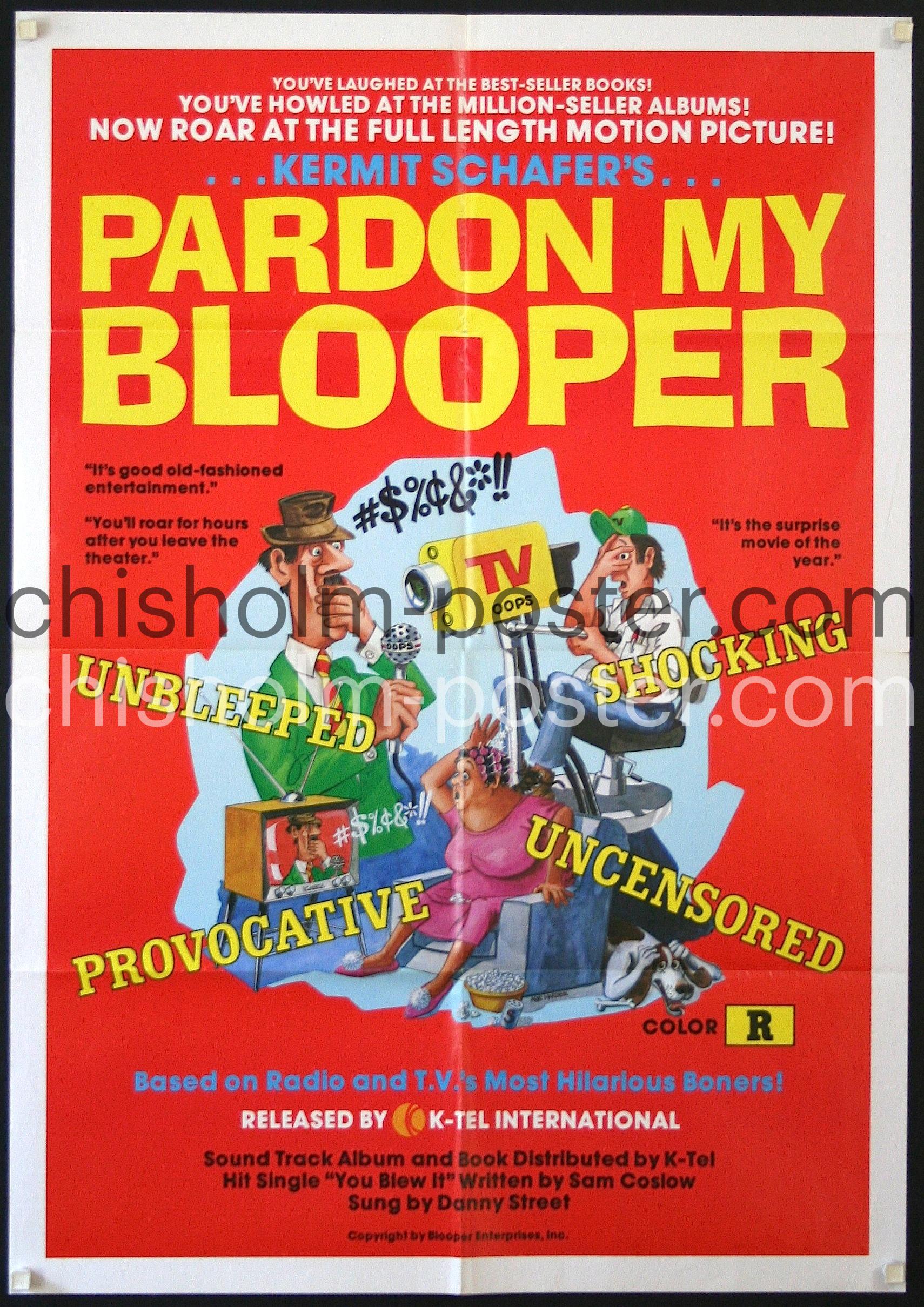 Pardon My Blooper | Original Vintage Poster | Chisholm Larsson Gallery