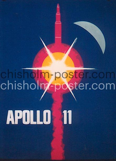 Apollo 11 | Original Vintage Poster | Chisholm Larsson Gallery