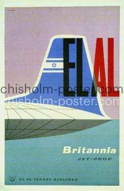 El Al | Original Vintage Poster | Chisholm Larsson Gallery