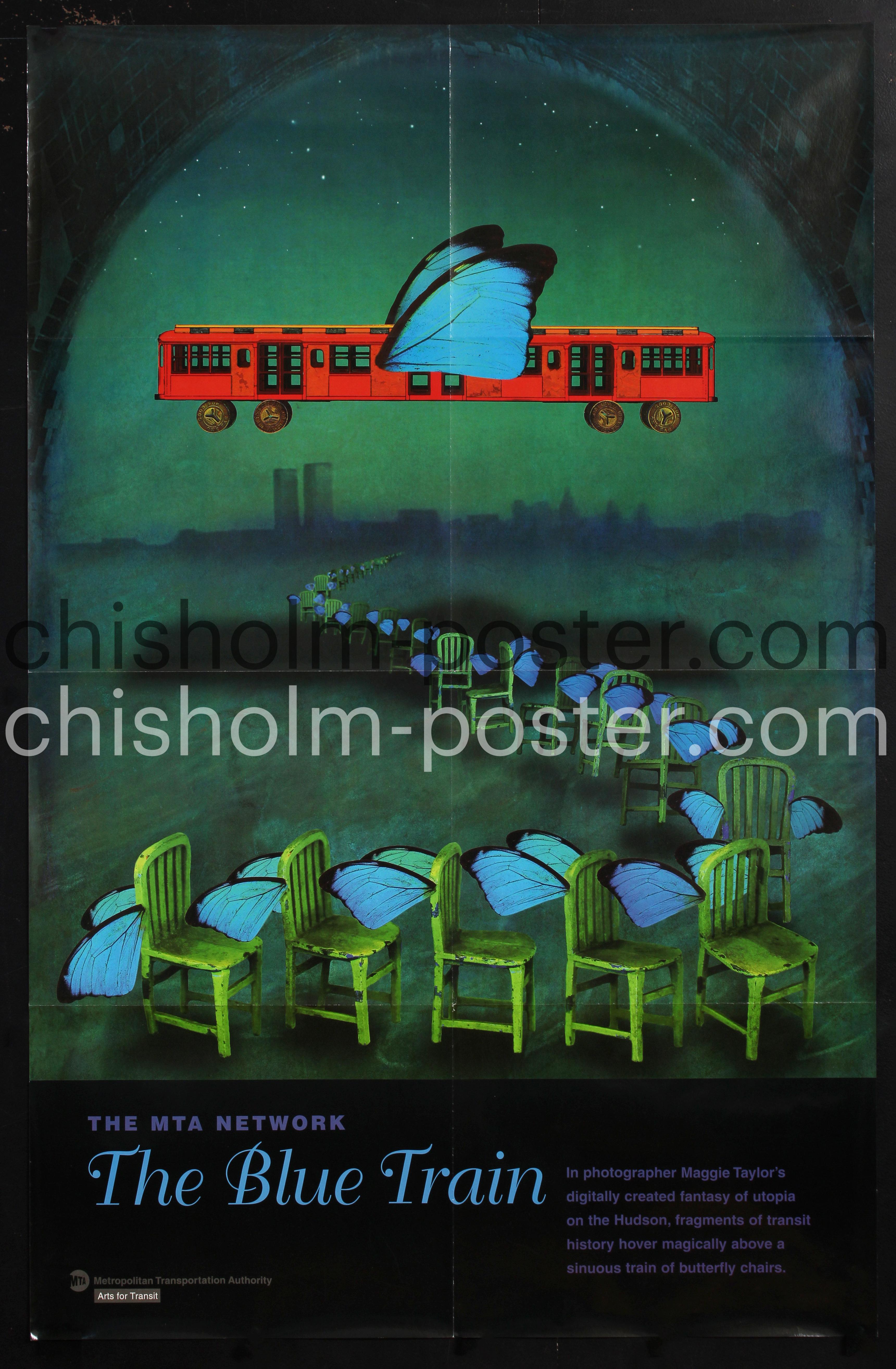 MTA Network, The Blue Train | Original Vintage Poster | Chisholm ...