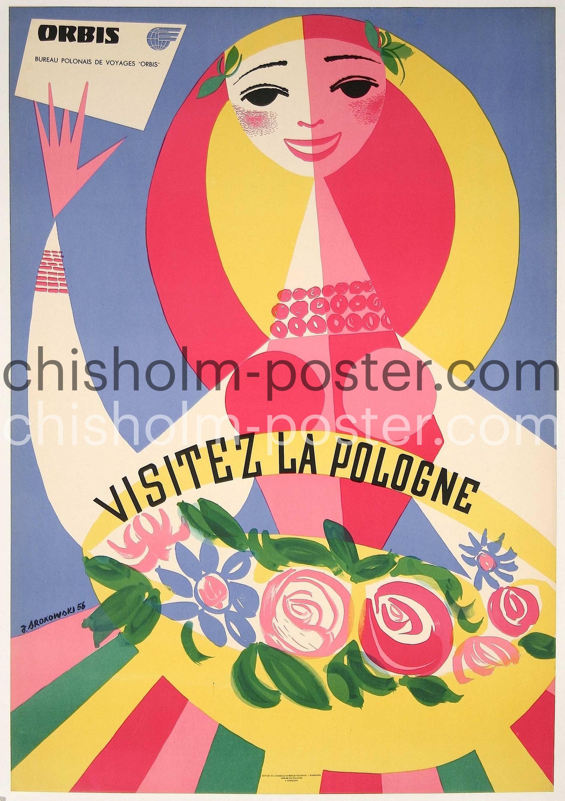 Orbis - Visitez la Pologne (1) | Original Vintage Poster | Chisholm ...