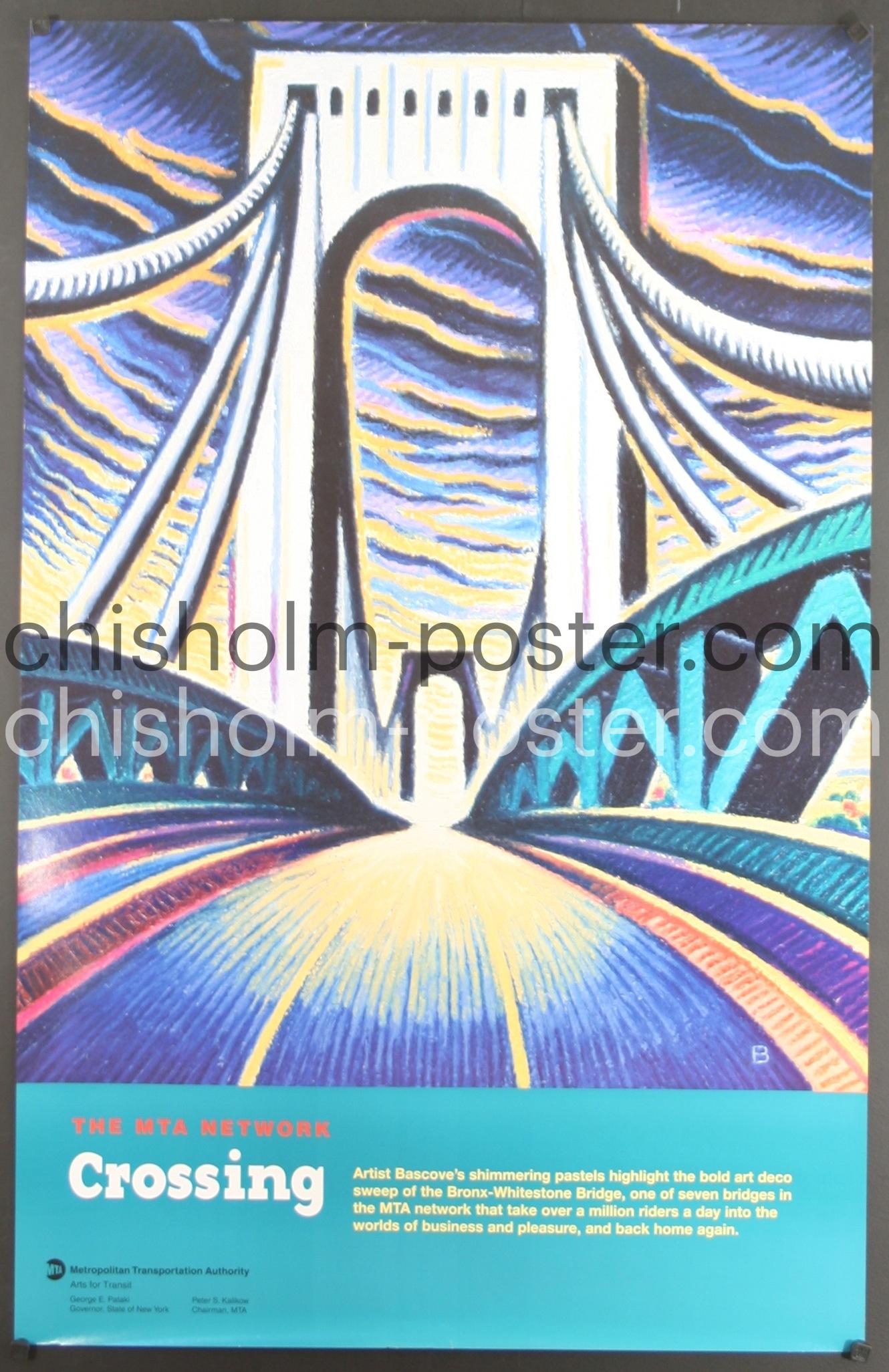 Crossing, The MTA Network | Original Vintage Poster | Chisholm Larsson ...