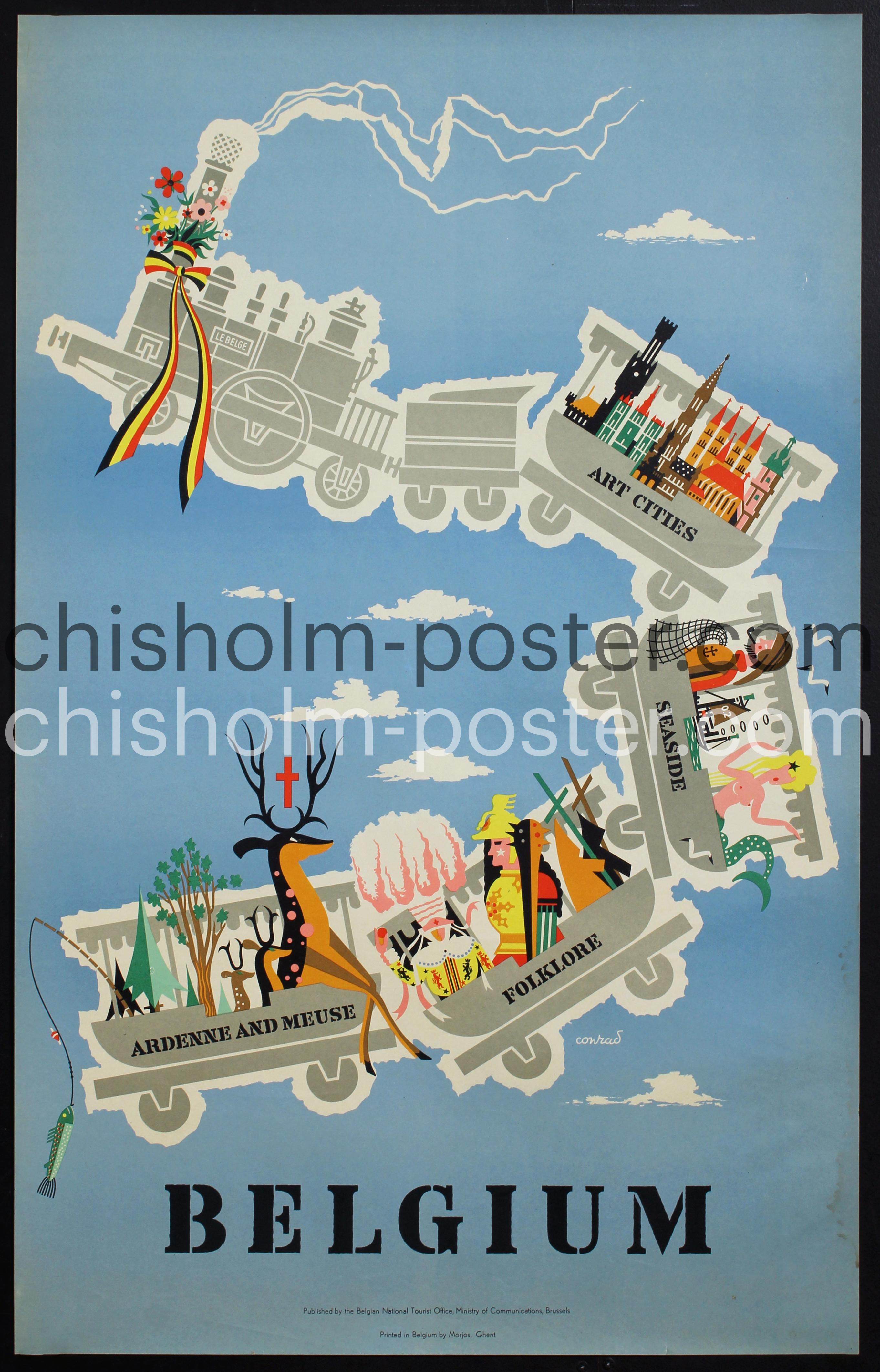 Belgium | Original Vintage Poster | Chisholm Larsson Gallery