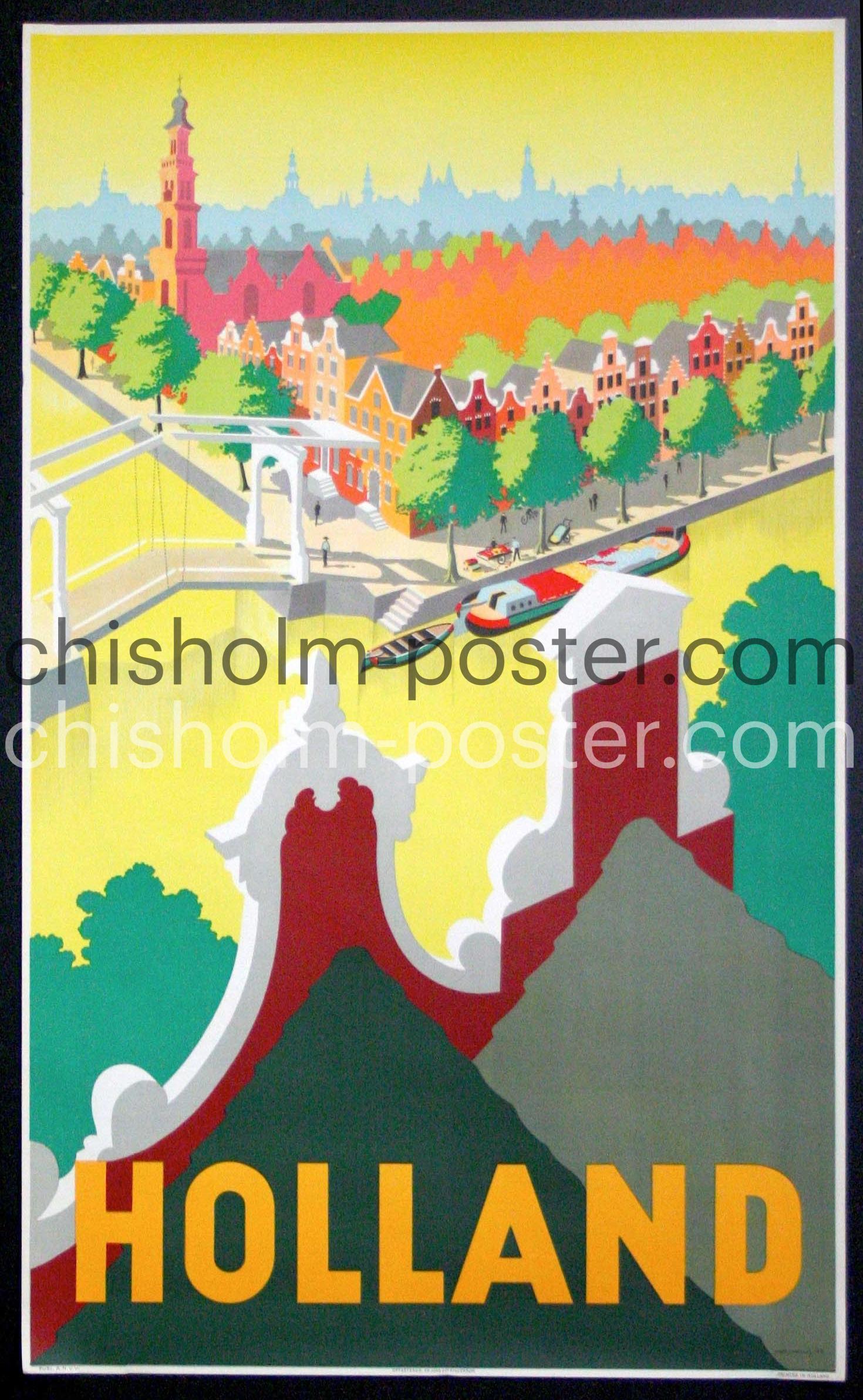 Holland (3) | Original Vintage Poster | Chisholm Larsson Gallery