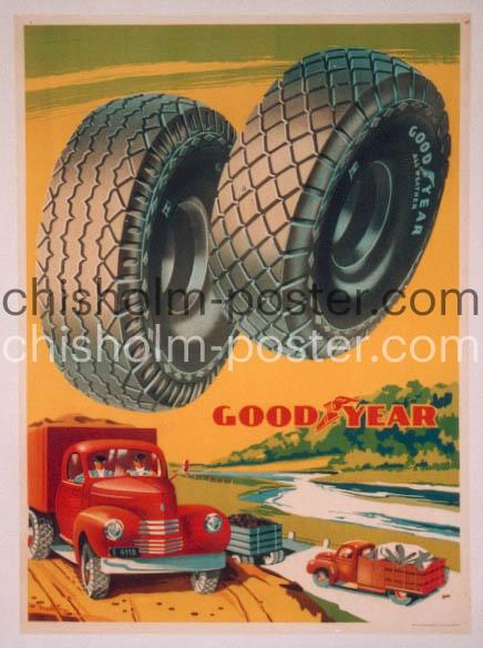 Goodyear | Original Vintage Poster | Chisholm Larsson Gallery