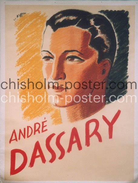 Andre Dassary | Original Vintage Poster | Chisholm Larsson Gallery
