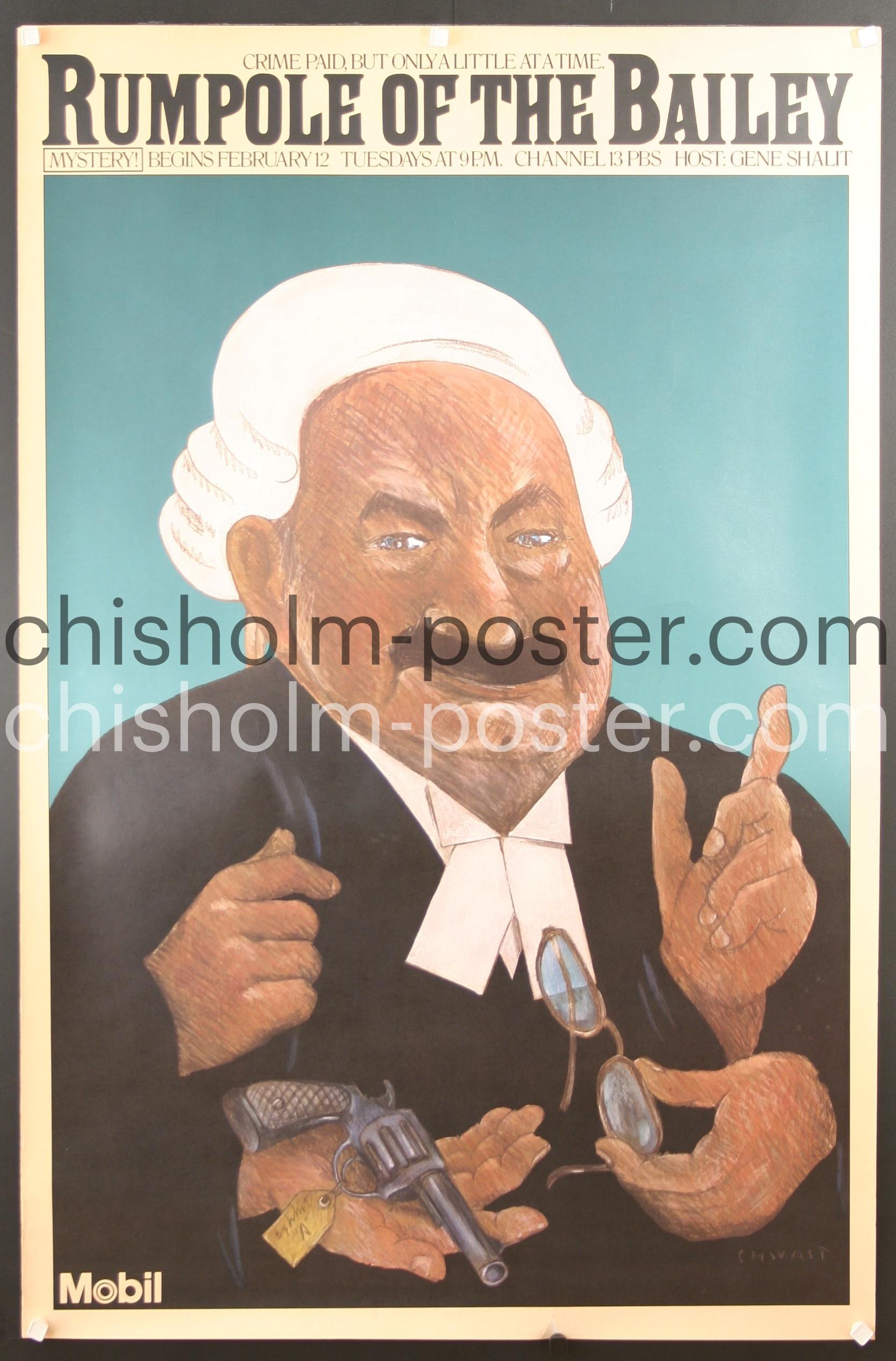 Mystery Presents Rumpole of the Bailey - PBS | Original Vintage Poster ...