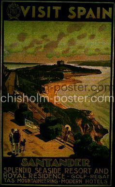 Santander (1) | Original Vintage Poster | Chisholm Larsson Gallery