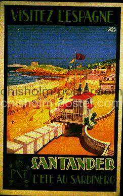 Santander (2) | Original Vintage Poster | Chisholm Larsson Gallery