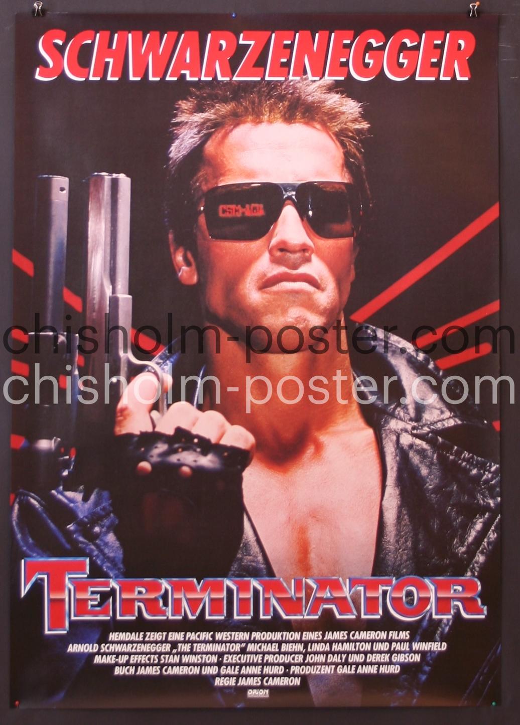 Terminator (German) | Original Vintage Poster | Chisholm Larsson Gallery