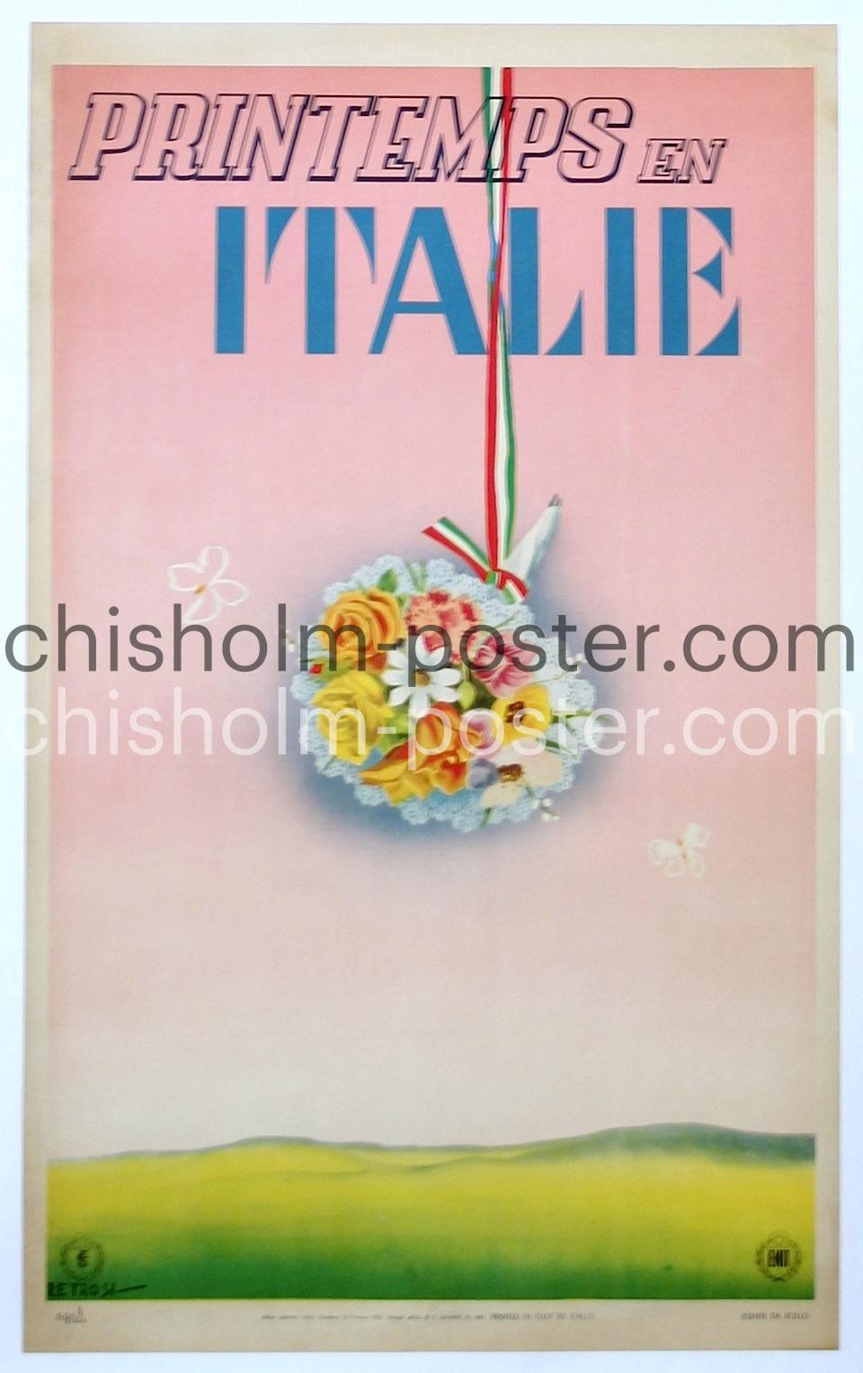 Printemps en Italie | Original Vintage Poster | Chisholm Larsson Gallery