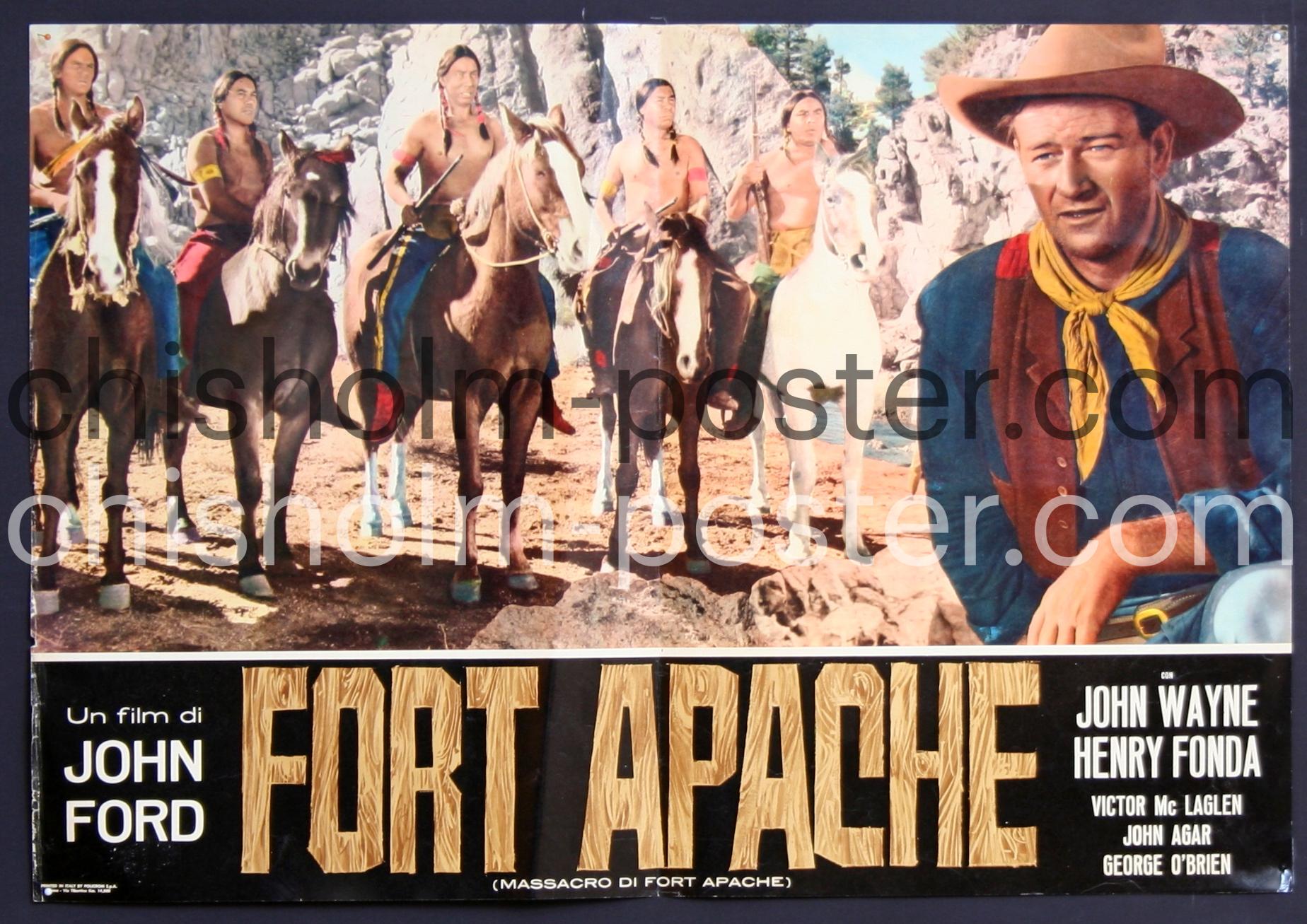 Fort Apache (3)(fotobusta) | Original Vintage Poster | Chisholm Larsson ...