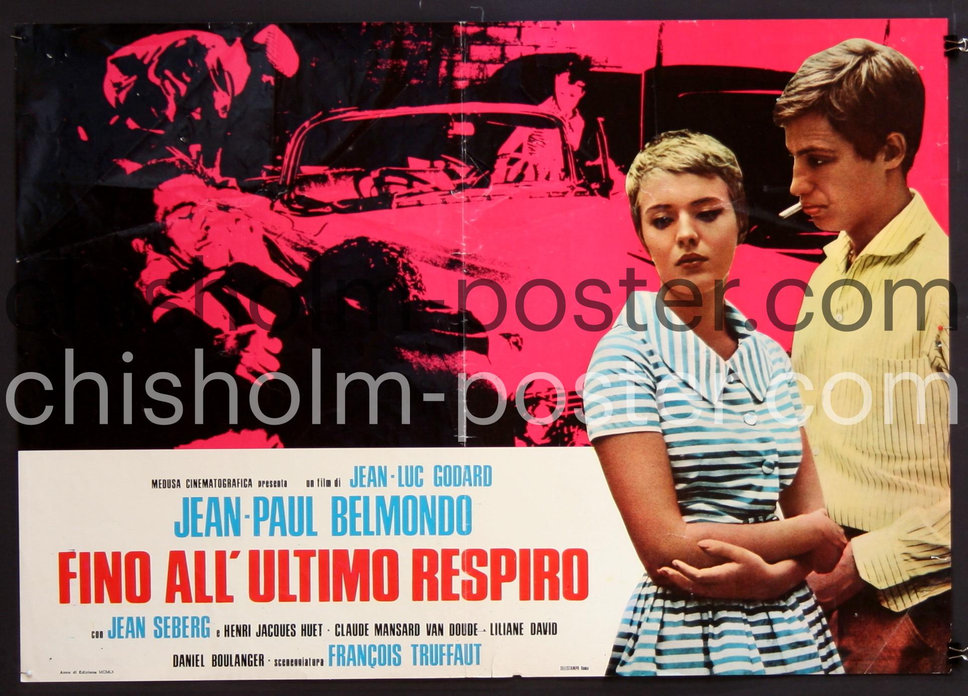 Fino all' Ultimo Respiro (2) (A bout de souffle)(fotobusta) | Original Vintage Poster | Chisholm ...