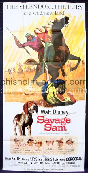 Savage Sam | Original Vintage Poster | Chisholm Larsson Gallery