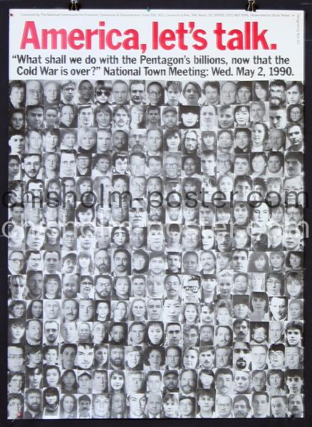 America, Let's Talk | Original Vintage Poster | Chisholm Larsson Gallery